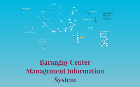 Barangay Center Management Information System by marc lato on Prezi