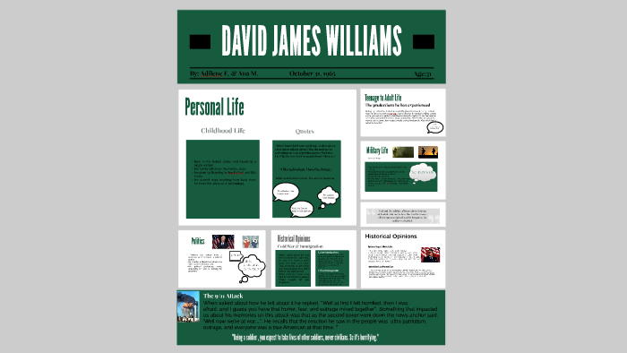 DAVID JAMES WILLIAMS Historical Interview by Adilene Espejo on Prezi