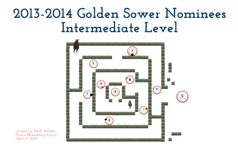 2013 - 2014 Golden Sower Nominees by Heidi Adams
