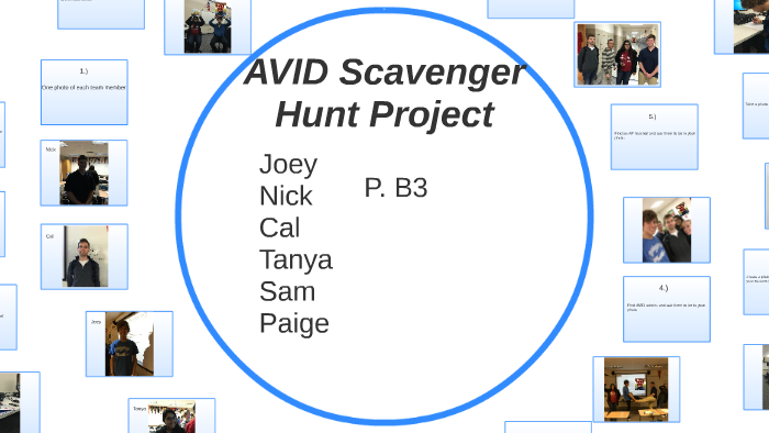 AVID Scavenger Hunt Project by Cal Deen on Prezi