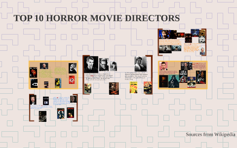 TOP 10 HORROR MOVIE DIRECTORS by Constanette Thomas on Prezi