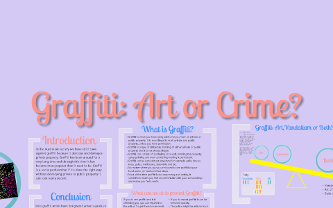 Graffiti: Art or Crime? by Lauren :) on Prezi