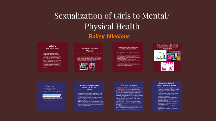Sexualization of Girls to Mental/Physical Health by Bailey Nicolaus on ...