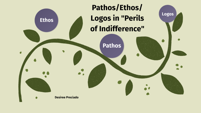 Ethos/Pathos/Logos in "Perils of Indifference". by DESIREE PRECIADO on ...