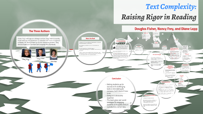 Text Complexity: Raising Rigor in Reading by Hayley Conroy on Prezi
