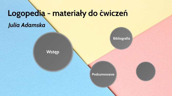 Logopedia - materiały do ćwiczeń by Julia Adamska on Prezi