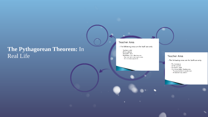 The Pythagorean Theorem In Real Life By the-pythagorean-theorem-in-real-life-by