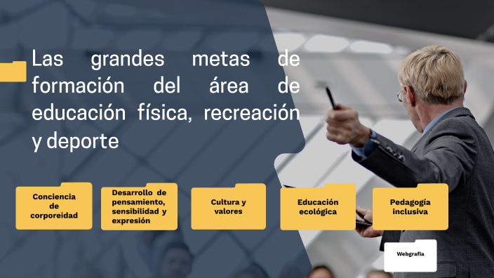 Las grandes metas de formación del área de educación física, recreación ...