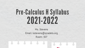 Algebra II H Syllabus 2021-2022 by Kayla Stevens on Prezi Design