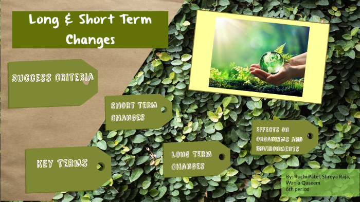 Long and Short term changes in ecosystems by Shreya Raja on Prezi