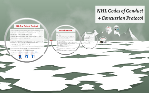 NHL Codes of Conduct + Concussion Protocol by Brysen Cunning on Prezi