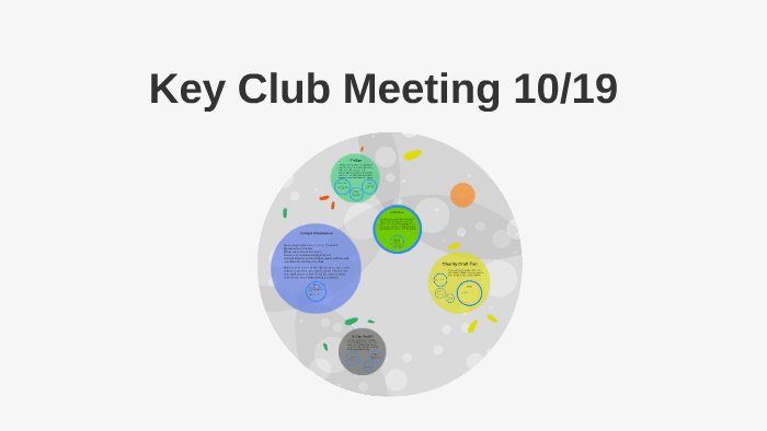 Key Club Meeting 10/19 by Key club BHS on Prezi