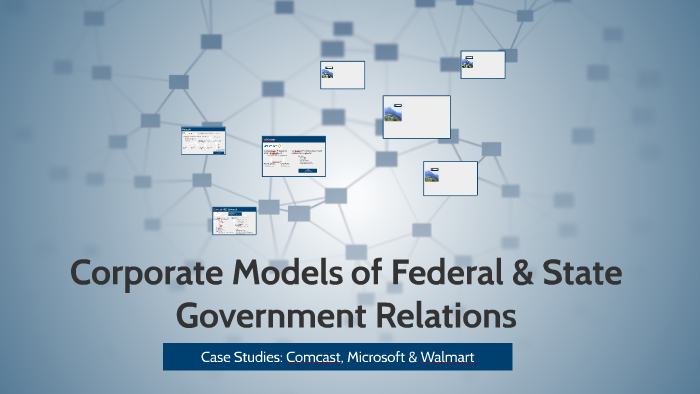 Corporate Models of Federal & State Government Relations by Roberto ...