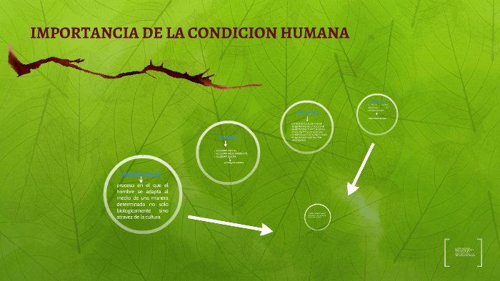 IMPORTANCIA DE LA CONDICION HUMANA by paula gomez on Prezi