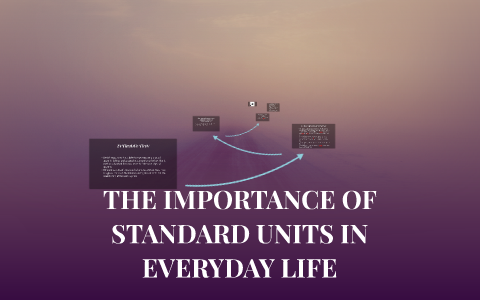 THE IMPORTANCE OF STANDARD UNITS IN EVERYDAY LIFE by Farhah Zaulkarnain ...