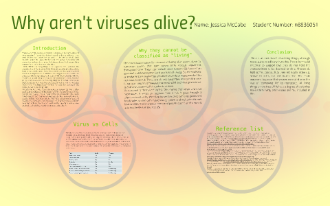 Why aren't viruses alive? by Sophie Kempton on Prezi