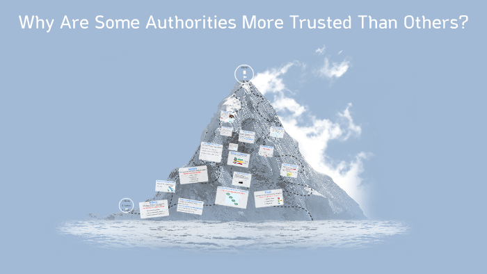 Why Are some authorities More Trusted Than Others? by 재익 조 on Prezi