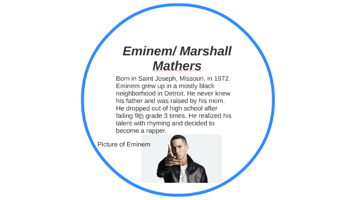 Eminem's Life Inspirations by Ethan Lehnertz on Prezi