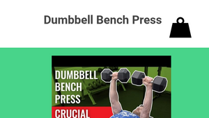 Dumbbell Bench Press by Jordan Crossley-Huff on Prezi Design