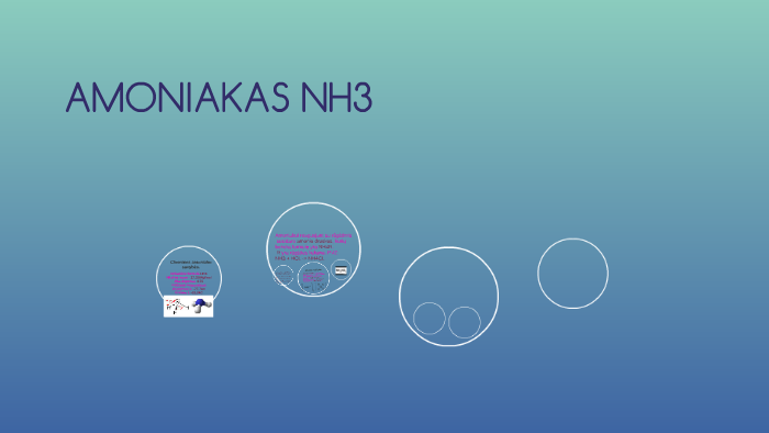 AMONIAKAS NH3 by Eglė Paliulytė on Prezi