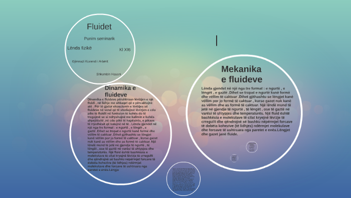 Fluidet by Shkumbin Hasani on Prezi