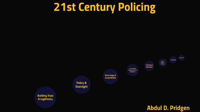 21st Century Policing by Abdul Pridgen on Prezi