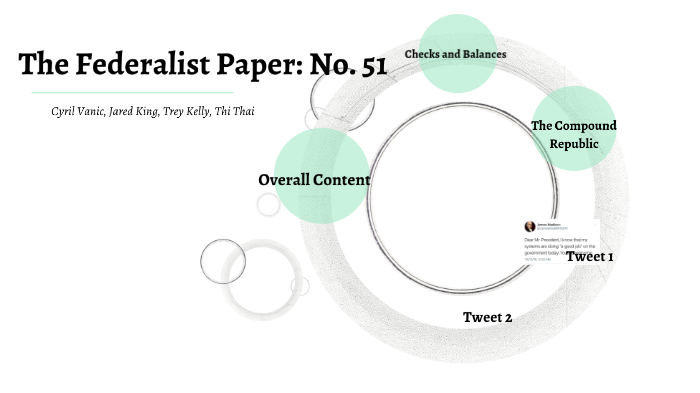 The Federalist Paper: No. 51 by Thi Thai on Prezi