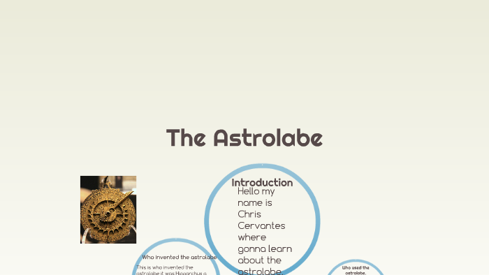 How the astrolabe was invented and how it works. by christian cervantes ...