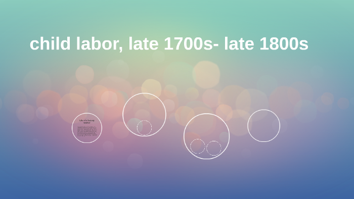 child labor, late 1700s- late 1800s by Chiraag Chakravarthy
