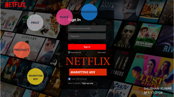NETFLIX- MARKETING MIX by SHUBHAM KUMAR on Prezi