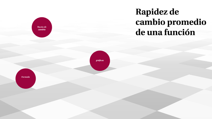 Rapidez de cambio promedio de una función by santyago almeida on Prezi