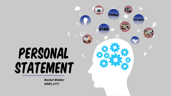 Personal Statement by Rachel Widder on Prezi