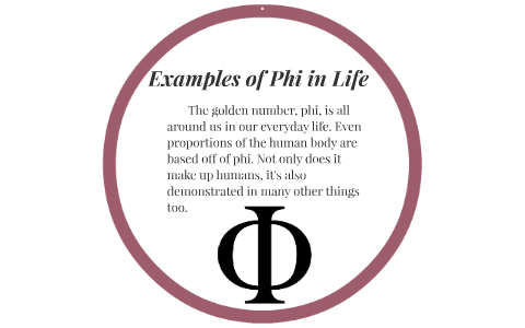 Examples of Phi in Life by Bryce Stambaugh on Prezi