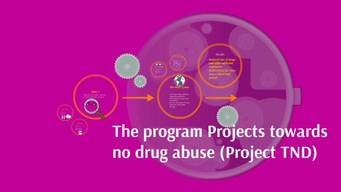 The program Projects towards no drug abuse (Project TND) by Taylor Berry