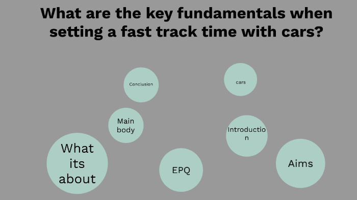 What are the key fundamentals when setting a fast track time with cars ...