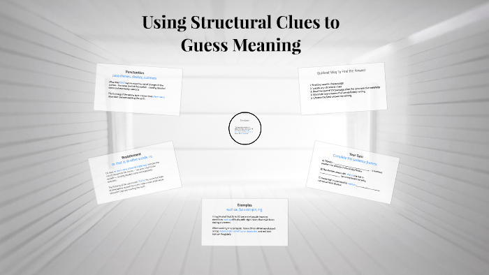 Using Structural Clues to by Leah Cooper on Prezi