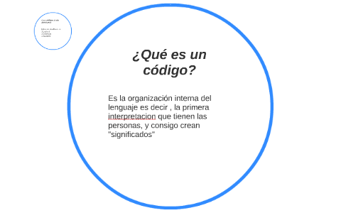 ¿Què es un codigo? by alejandra gonzalez on Prezi