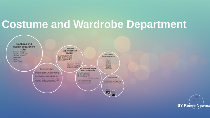 Costume and Wardrobe Department by Renee Newman on Prezi