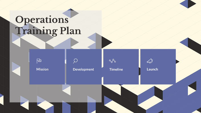 Operations Training Plan by Mikayla Smith on Prezi