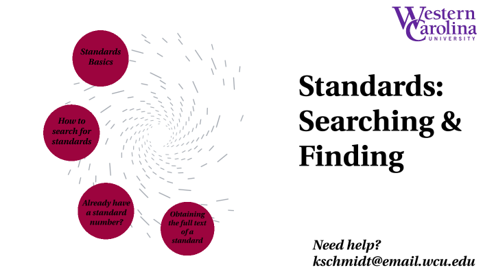 Finding and Using Standards by K. Schmidt on Prezi