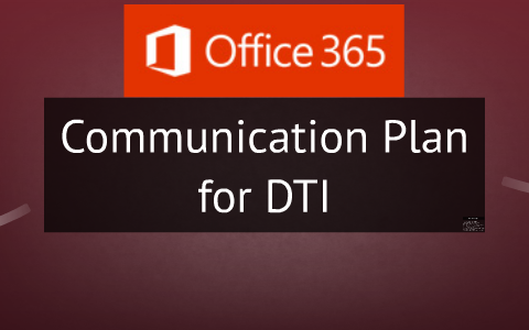 Communication Plan for DTI by cyrus bautista on Prezi