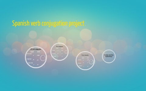 Spanish verb conjugation project by MATTHEW MORGAN on Prezi