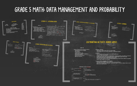 GRADE 5 MATH: DATA MANAGEMENT AND PROBABILITY by Michelle Dzisiak on Prezi