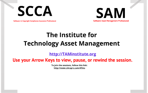 The Institute SCCA & SAM Certification Programs by Alan Plastow on Prezi