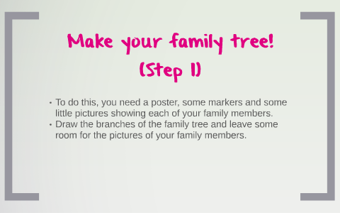 Steps to write an amazing description of your family by Ricardo Vulcano ...