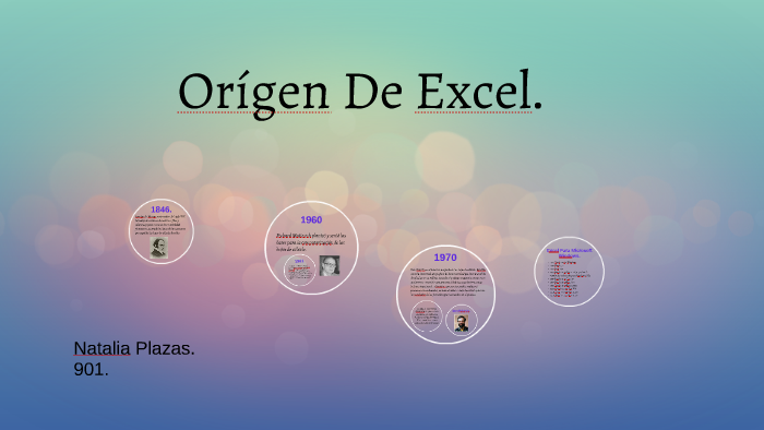 Orígen De Excel. by Julieth Plazas on Prezi