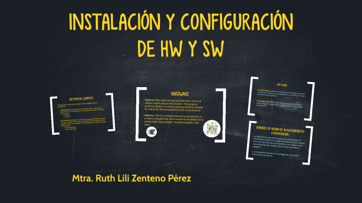 INSTALACION Y CONFIGURACION DE HW Y SW by ruth zp on Prezi