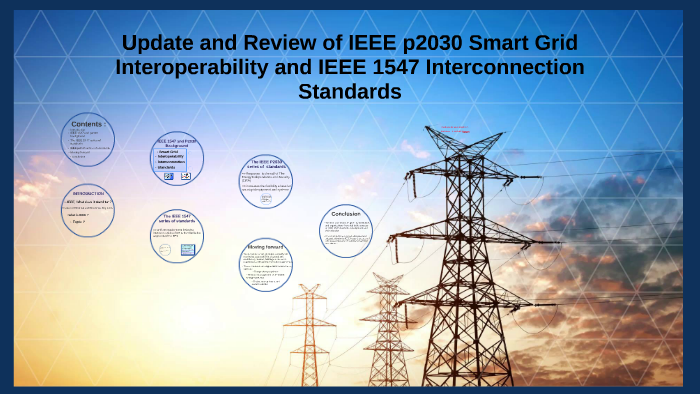 Update and Review of IEEE p2030 Smart Grid Interoperability by yasmine ...