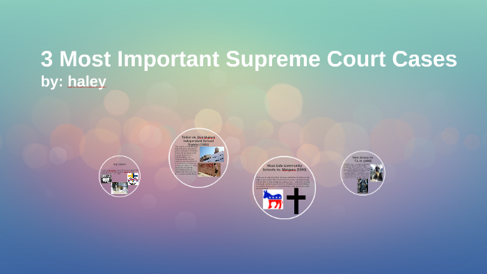 3 Most Important Supreme Court Cases by Haley Nikole on Prezi