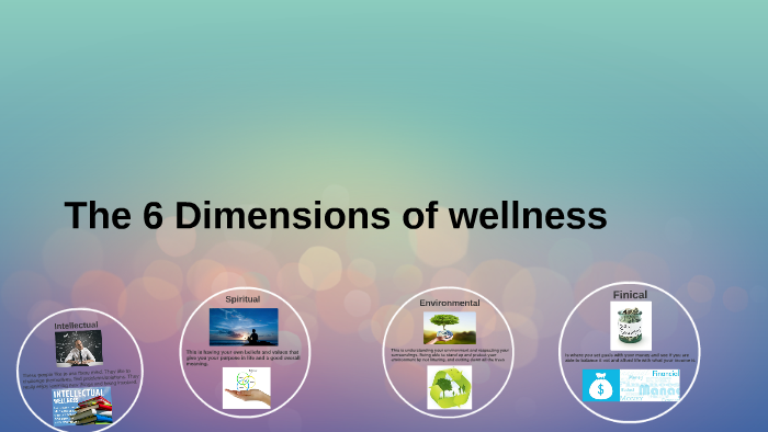 The 6 Dimensions of wellness by katie chaisson